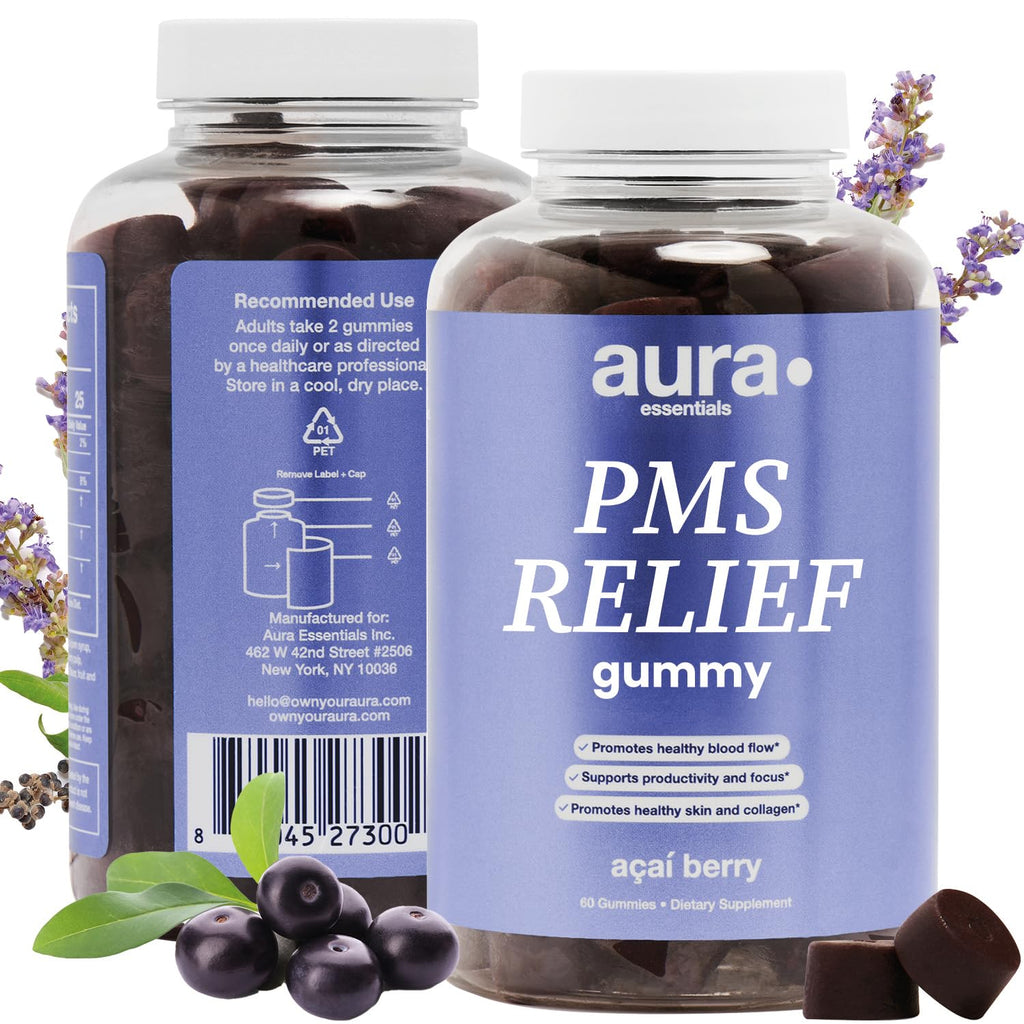 Aura PMS gummies for hormone balance