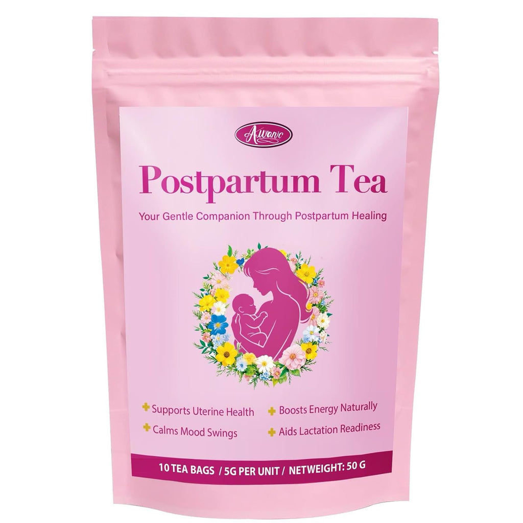 Auranic postpartum recovery tea benefits