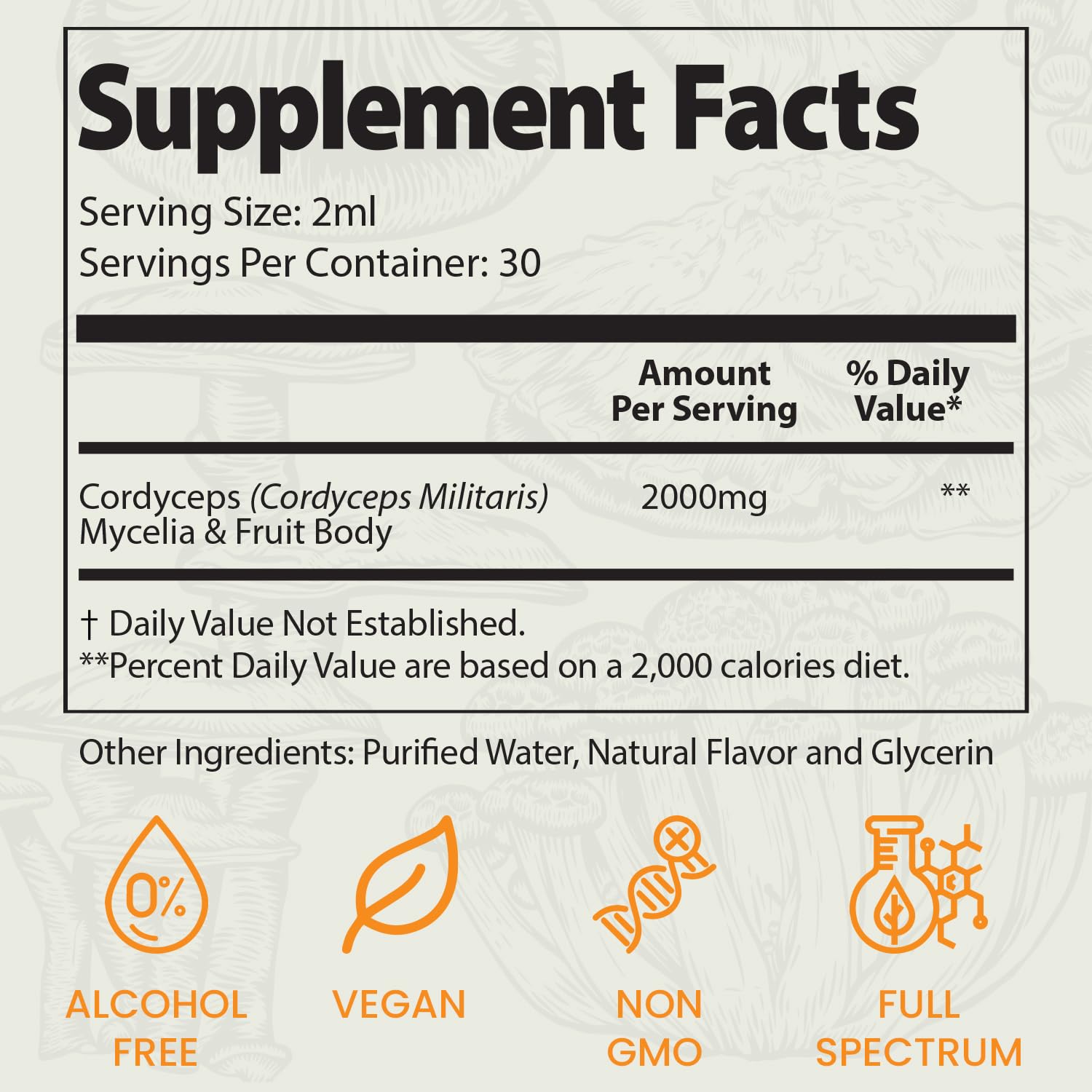 Auri Nutrition cordyceps liquid extract