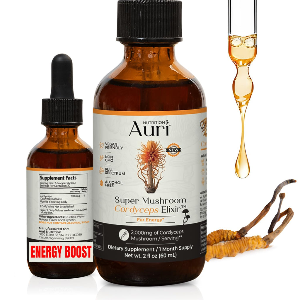 Auri Nutrition cordyceps tincture benefits