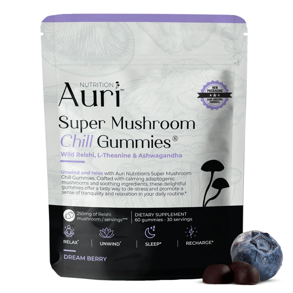 Auri Nutrition reishi chill gummies