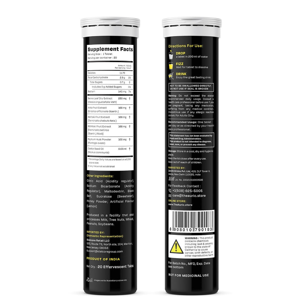 Auric Flush 365 effervescent tabs for immunity