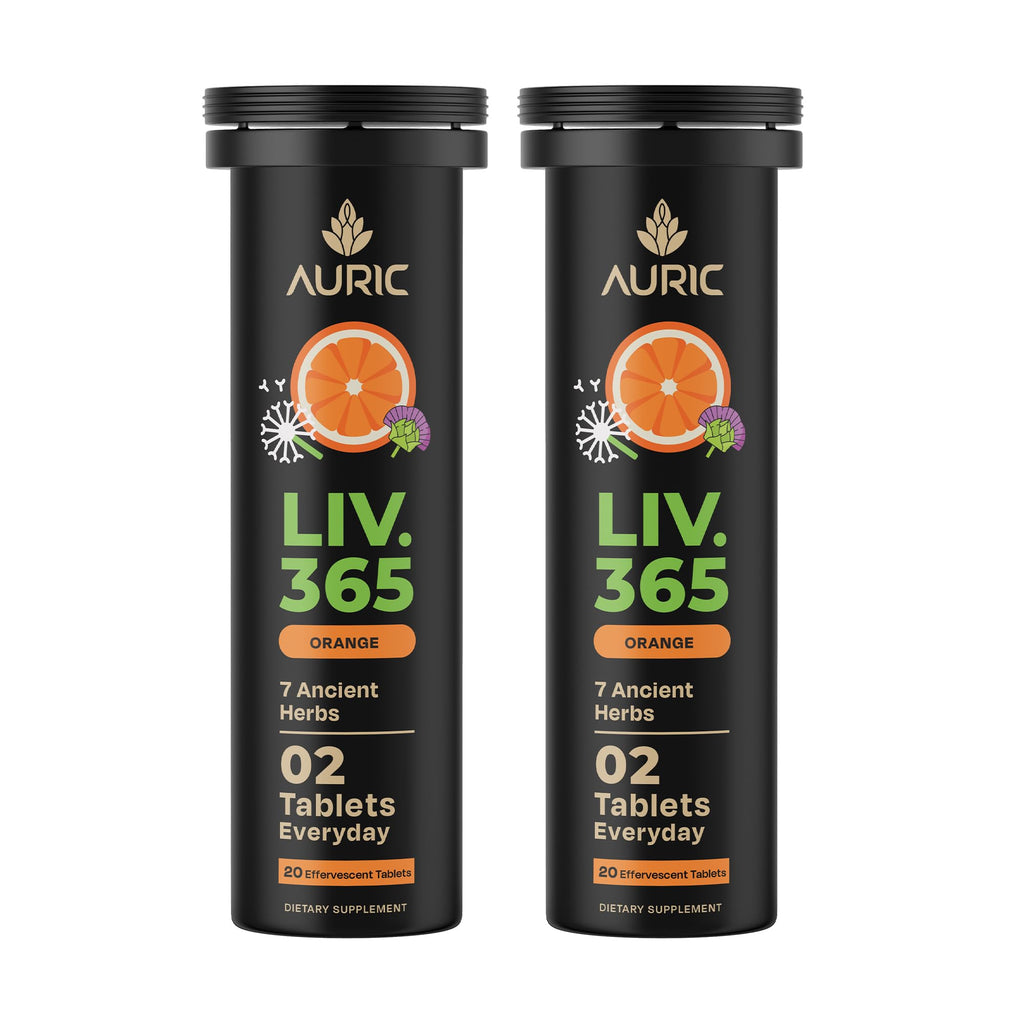 Auric Liv milk thistle effervescent tablets