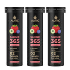 Auric Shine 365 effervescent biotin tablets