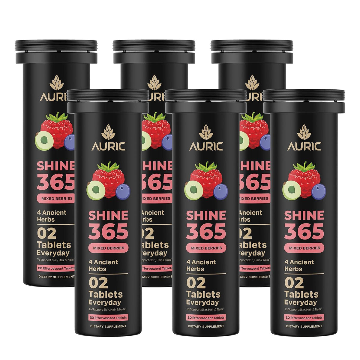 Auric Shine effervescent vitamin B