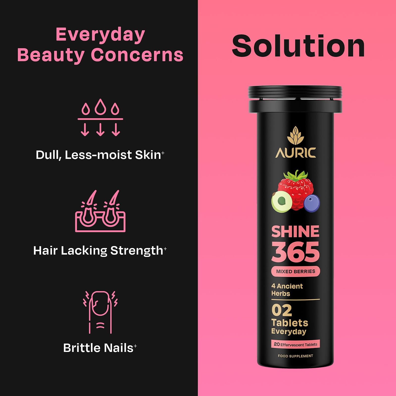 Auric Shine vitamins for energy boost