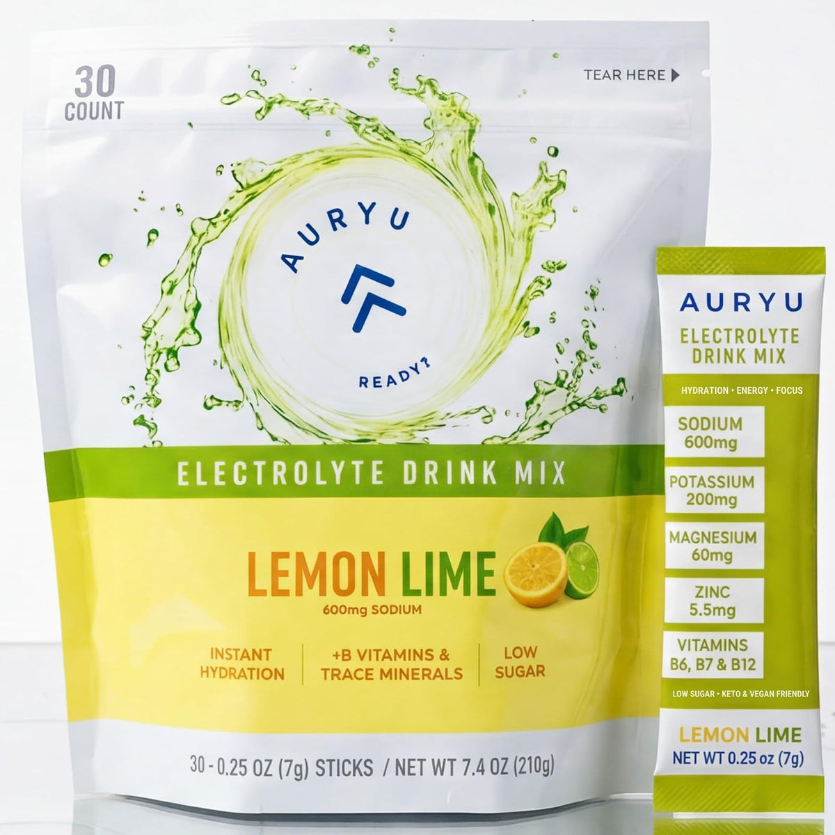 Auryu electrolytes powder for hydration