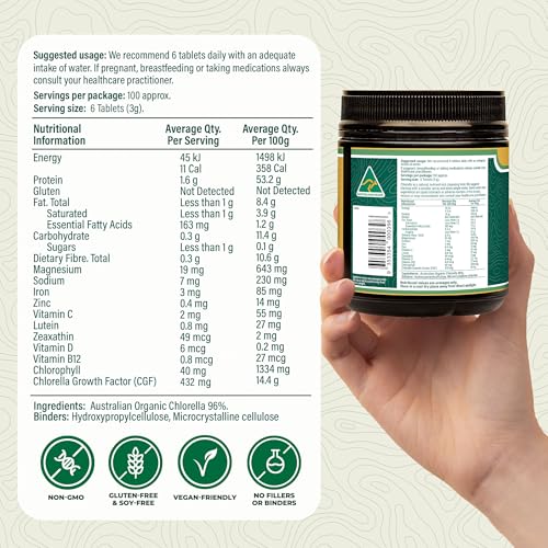 Australian grown chlorella supplement