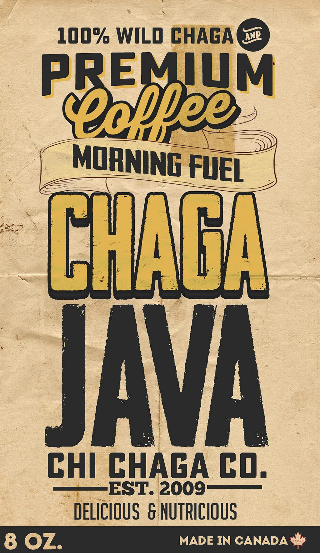 authentic arabica coffee with mushrooms