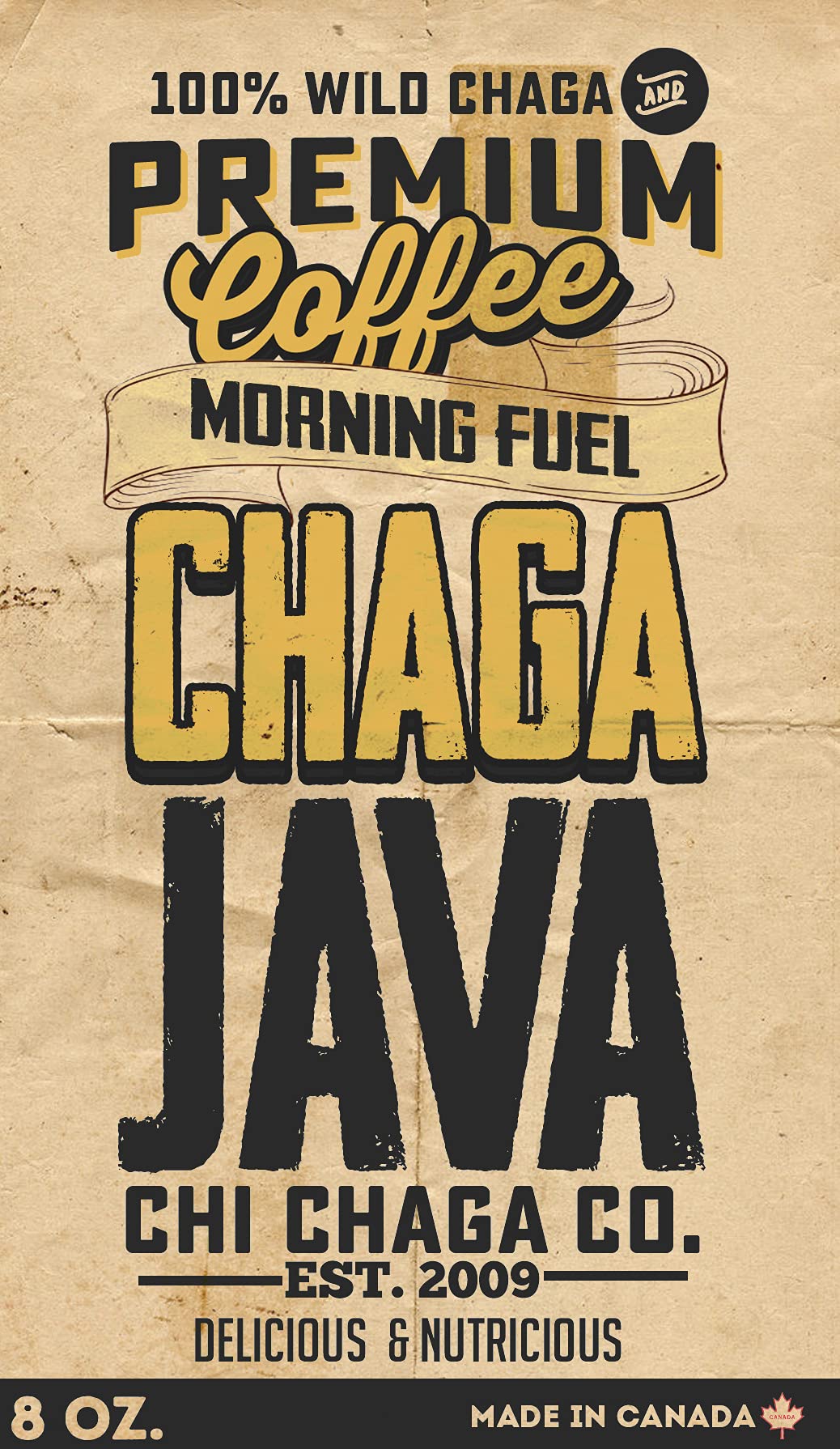 authentic arabica coffee with mushrooms