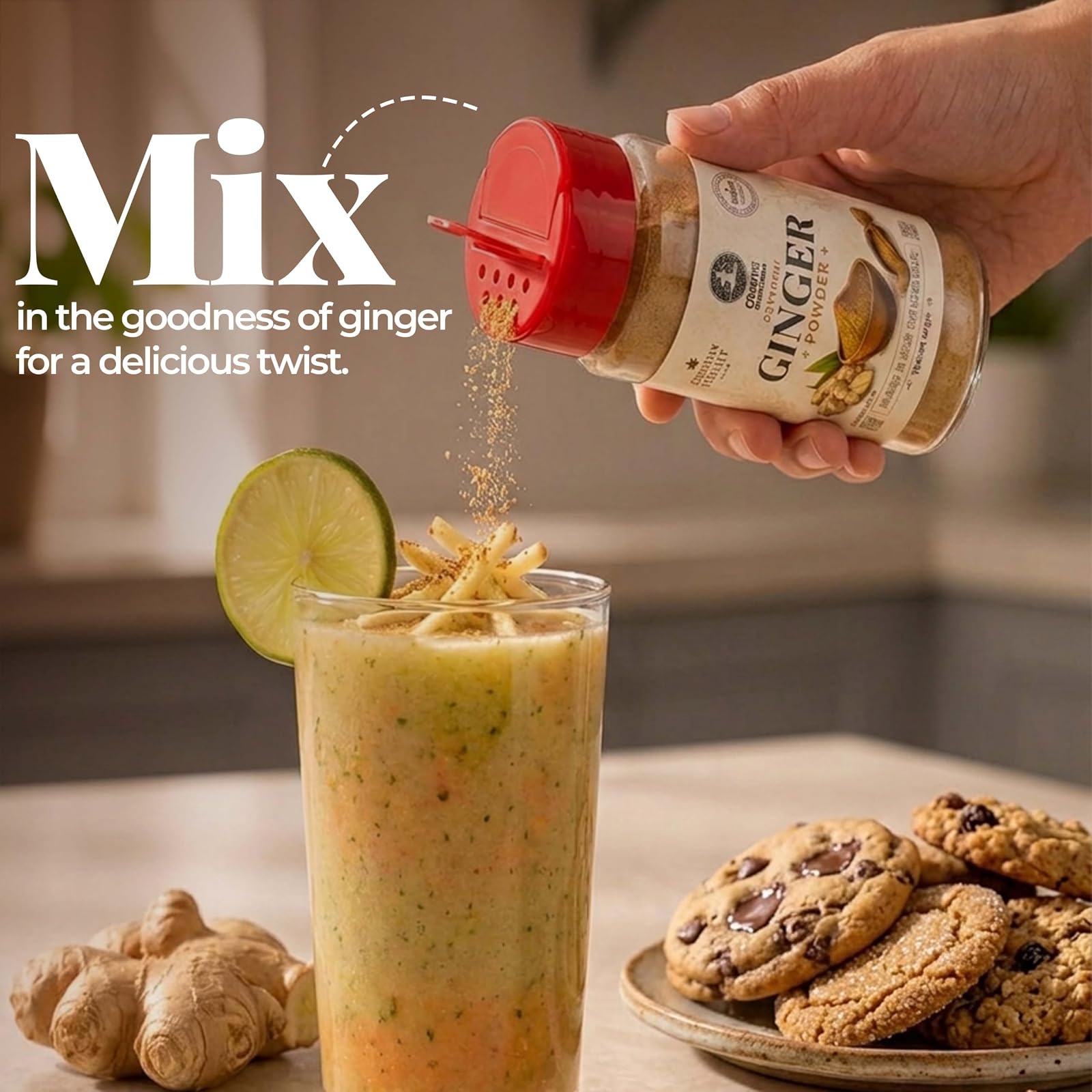 Authentic ginger powder for Asian dishes