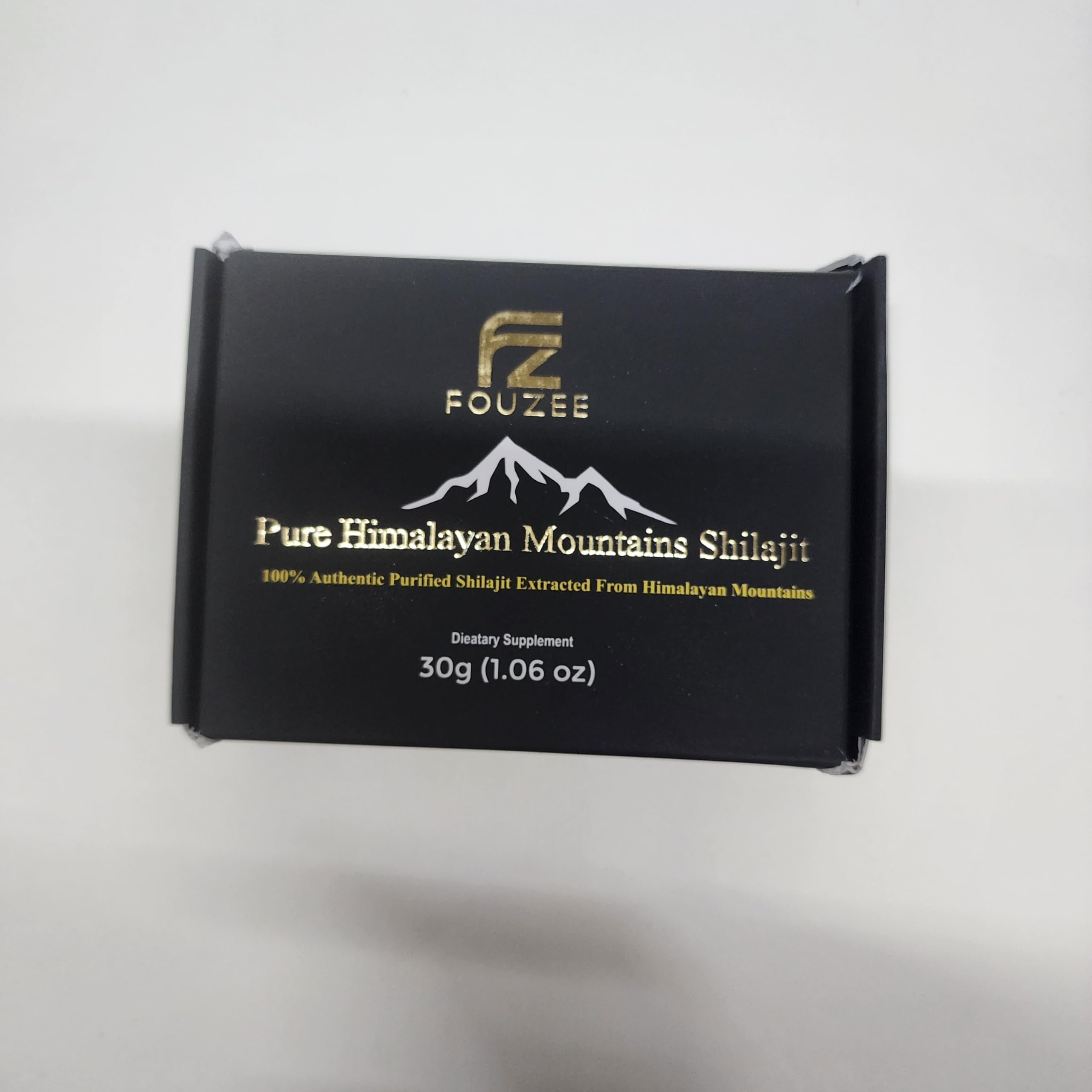 Authentic Himalayan shilajit texture