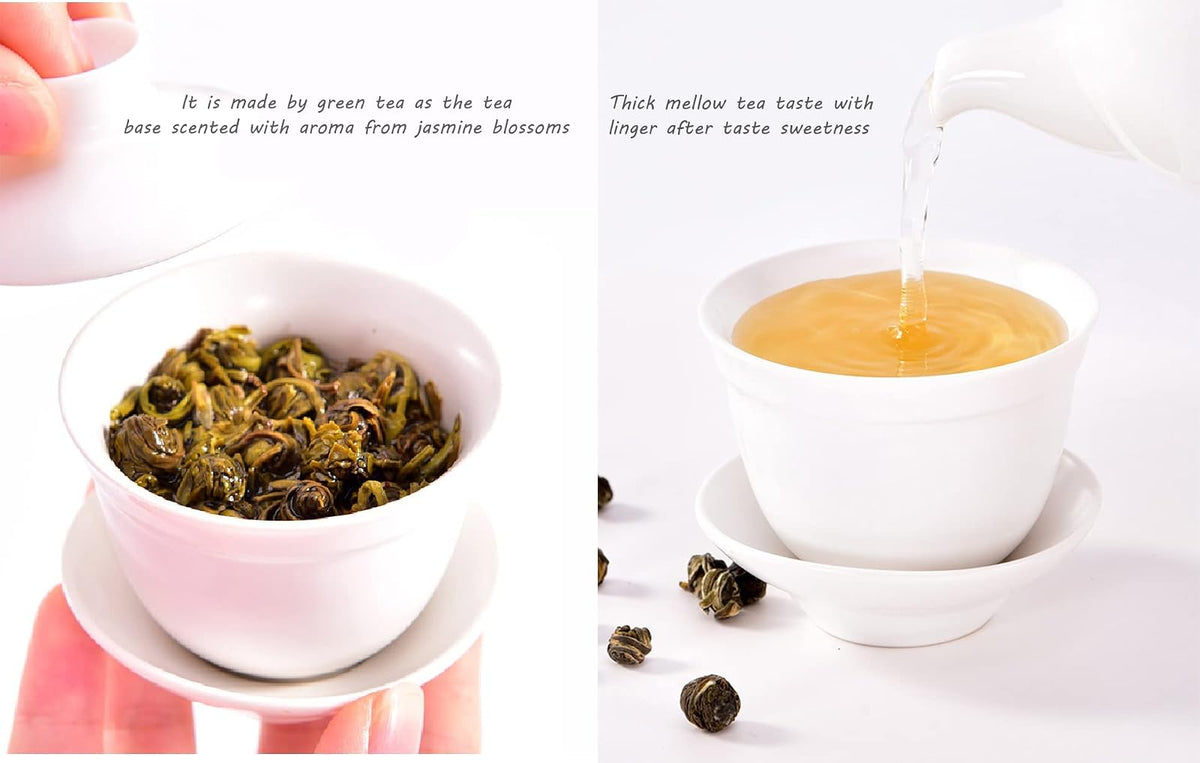 authentic jasmine dragon pearls tea
