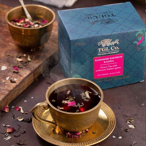 authentic Kashmiri green tea blend