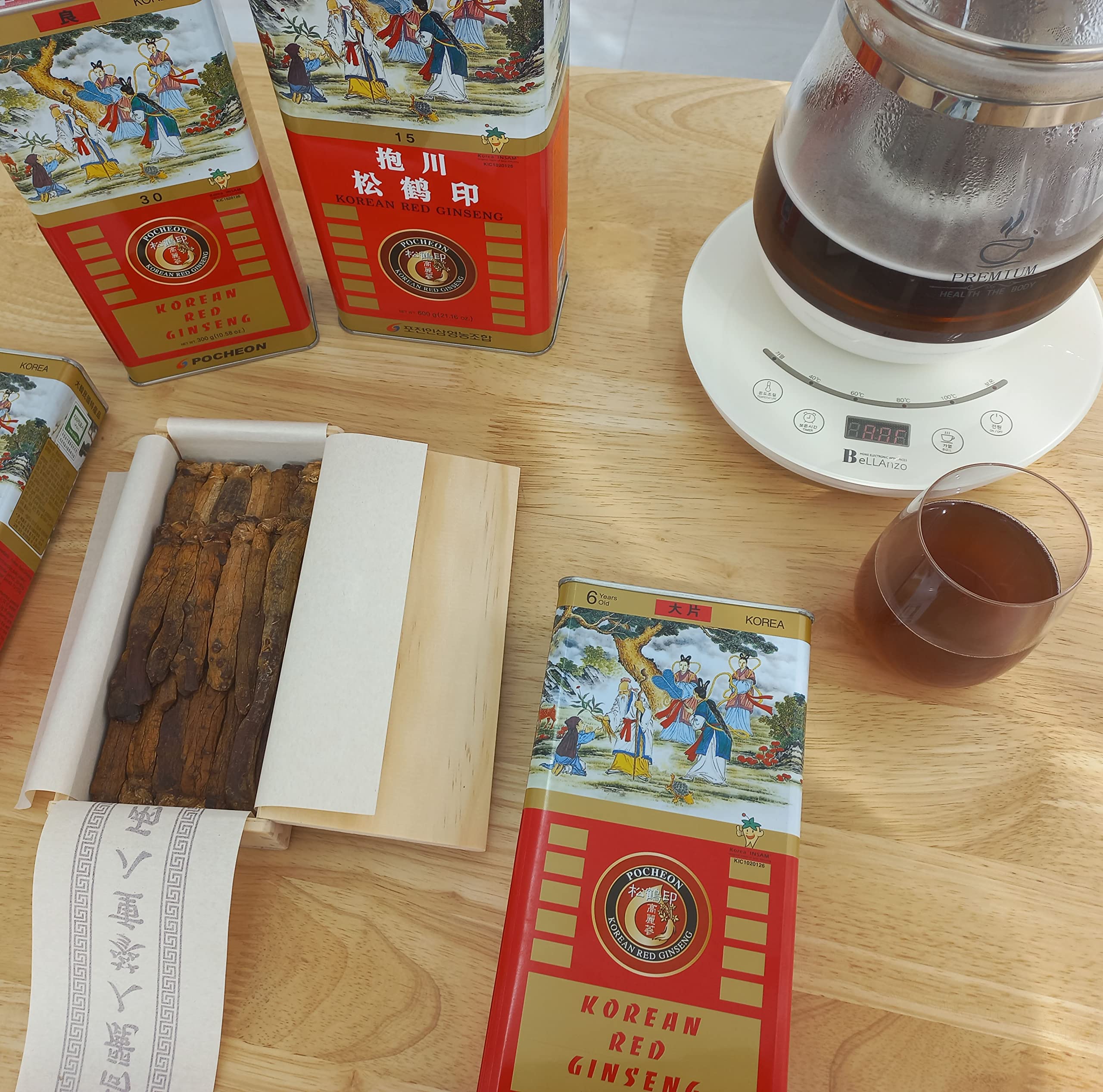 Authentic Korean ginseng for vitality