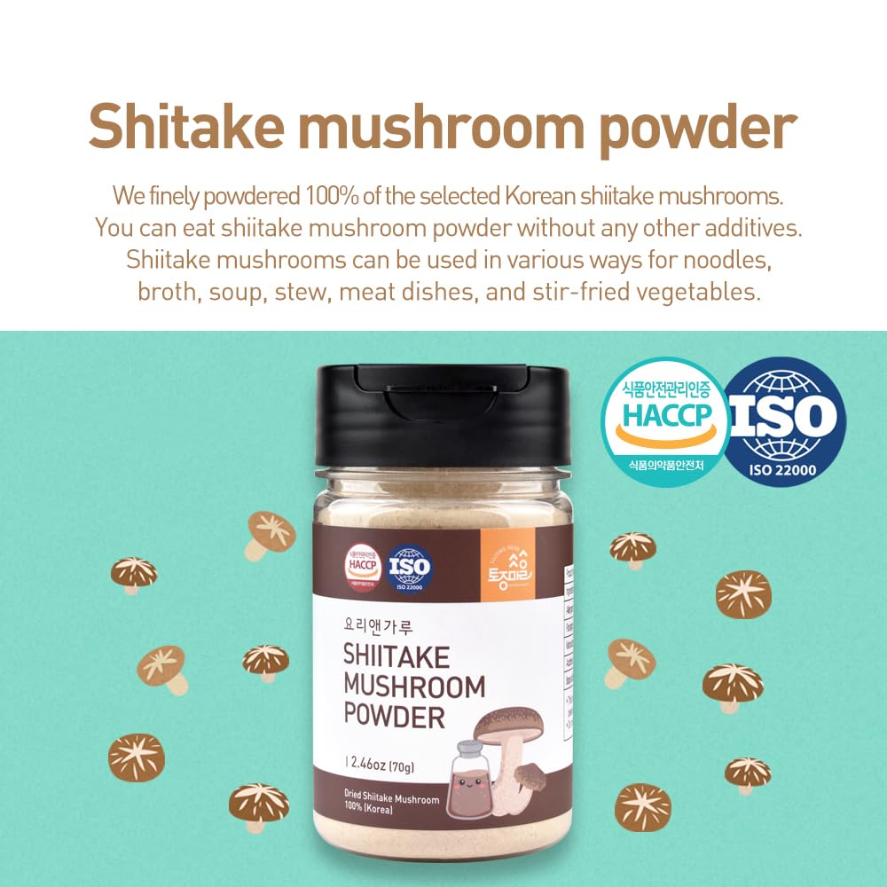 authentic Korean mushroom seasoning