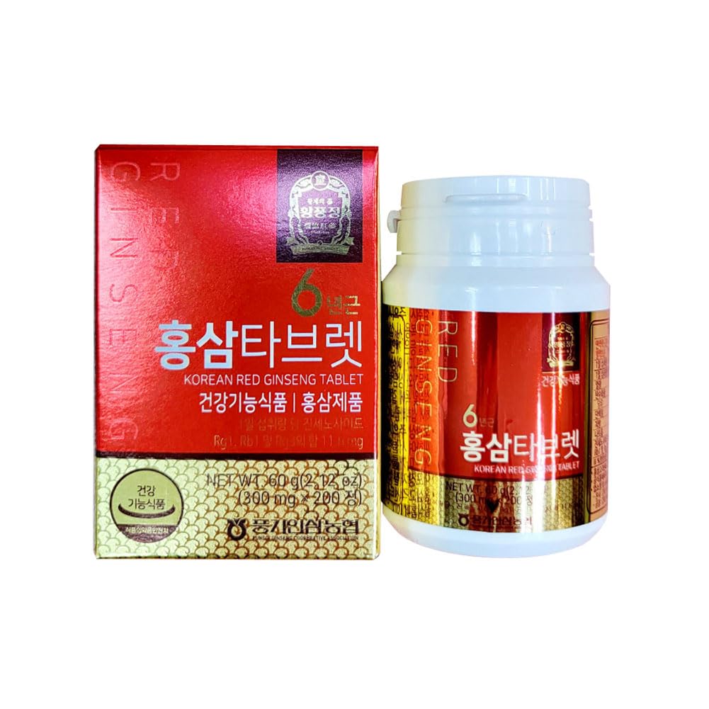 Authentic Korean Red Ginseng tablets