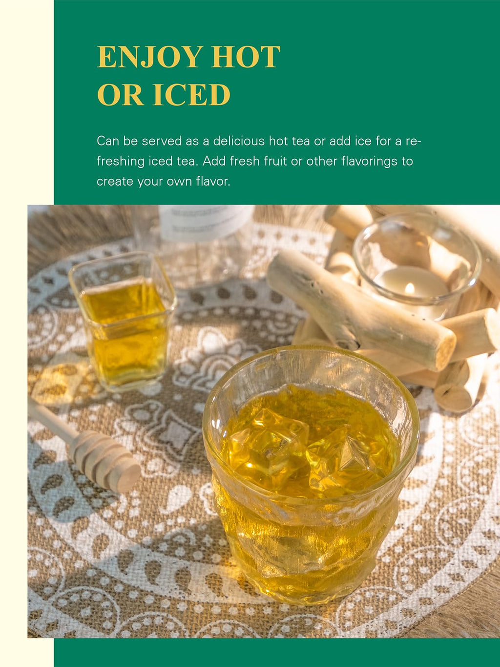 authentic organic green tea experience