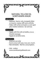 Authentic Thai herb yellow oil benefits