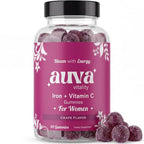 Auva iron gummies for energy boost