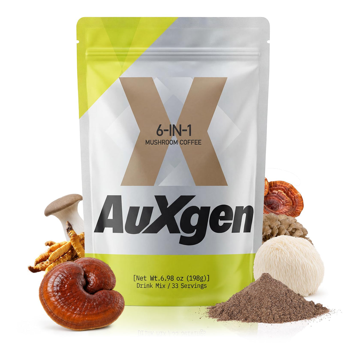 Auxgen mushroom coffee blend benefits
