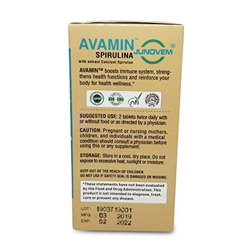 Avamin spirulina for a healthier lifestyle