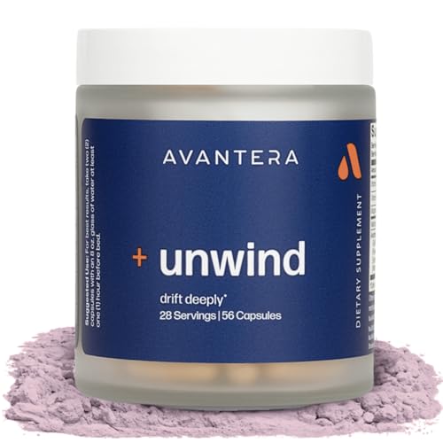 Avantera Unwind magnesium supplement capsules