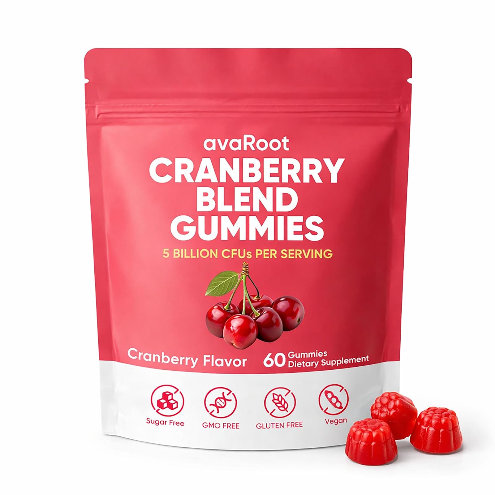 avaRoot Cranberry Blend Gummies for immunity