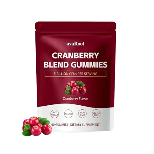 avaRoot cranberry gummies for gut health