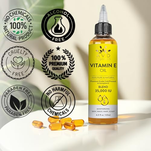 AVD ORGANICS vitamin e oil for hair
