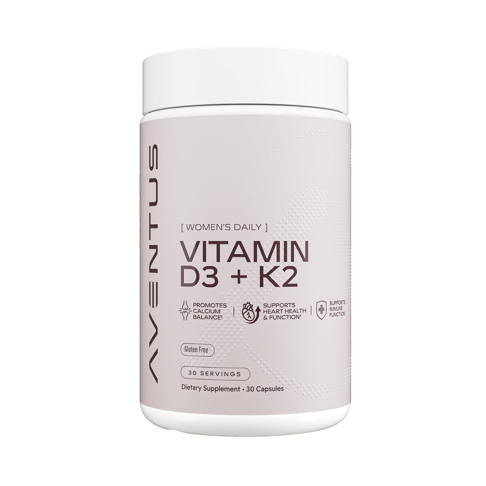 Aventus Vitamin D3 K2 vegan capsules