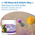 Avian milk thistle for detoxification