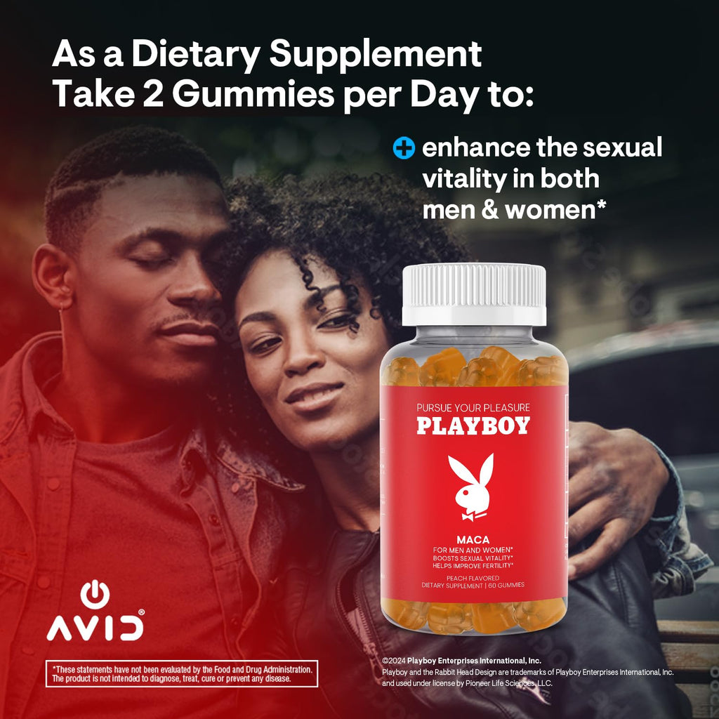 Avid Playboy gummies for steady energy