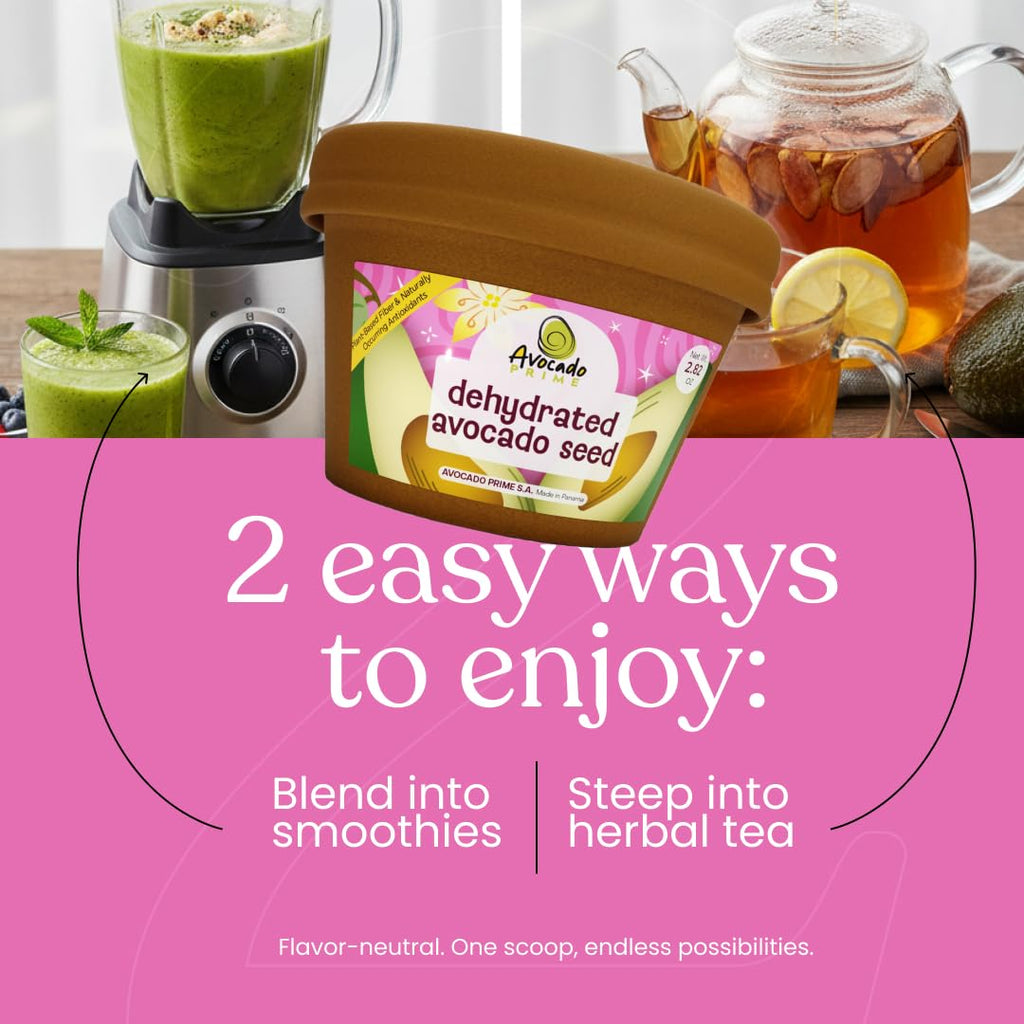 Avocado seed powder for healthy gut