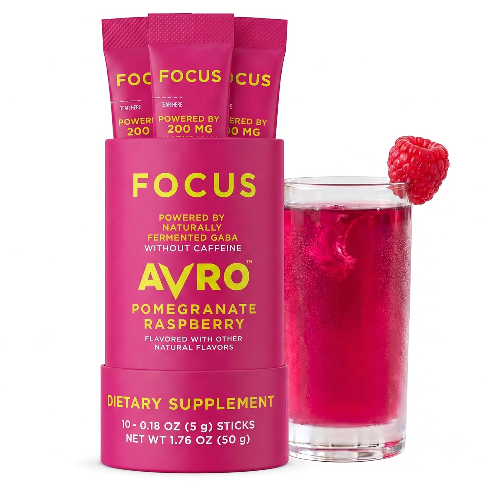 AVRO Focus drink mix for energy