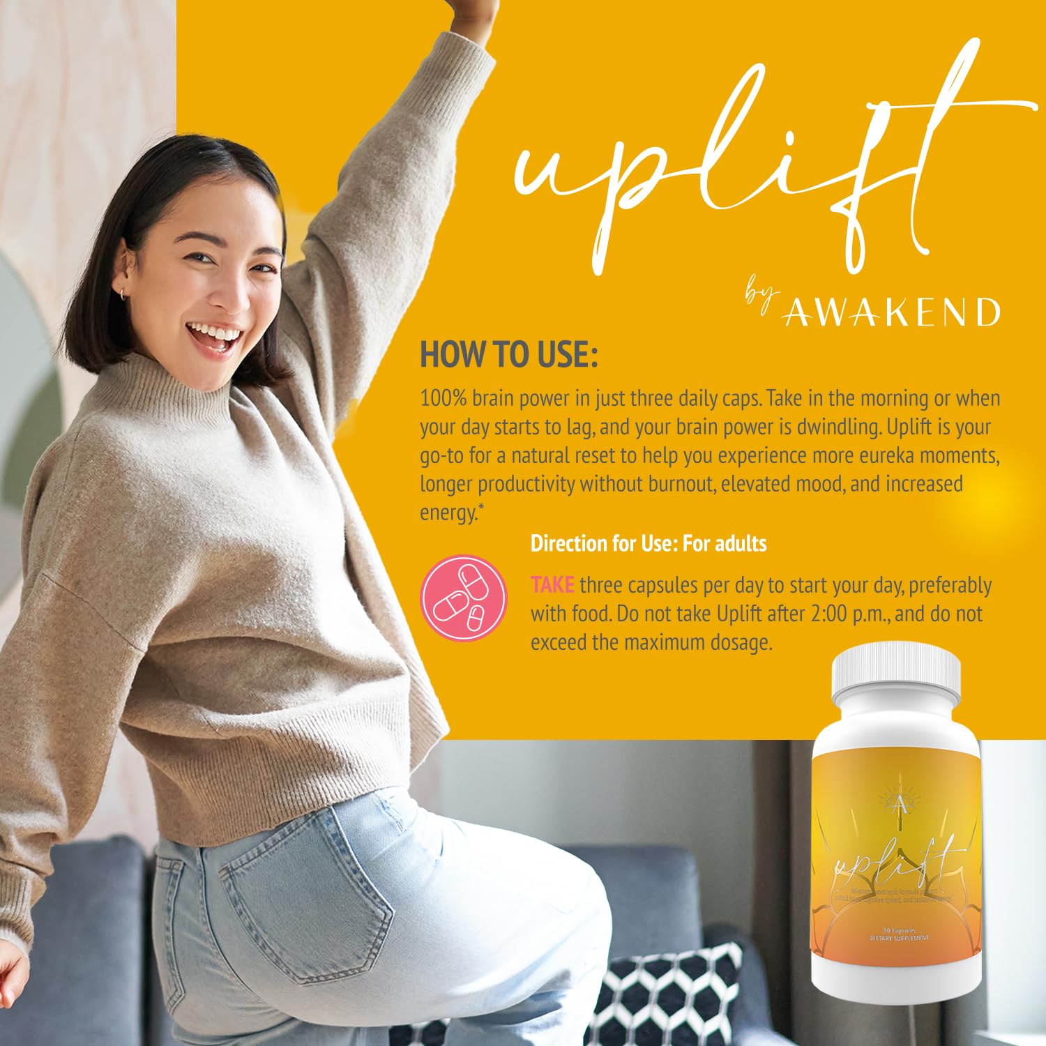 Awakend Uplift for enhanced mental performance