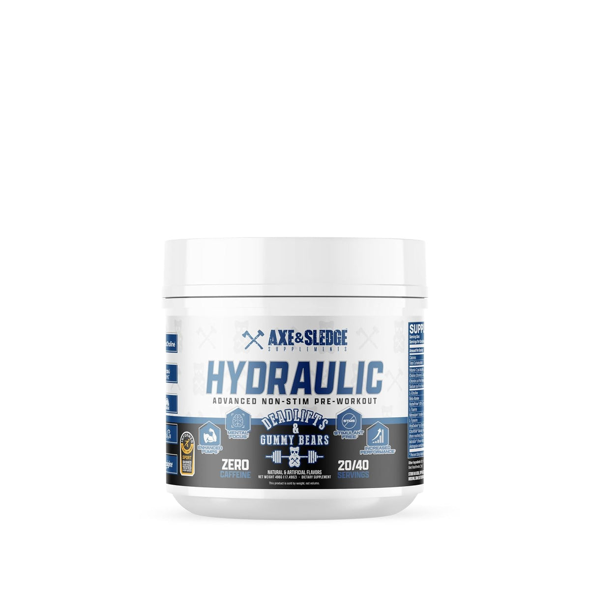 Axe & Sledge pre-workout energy boost