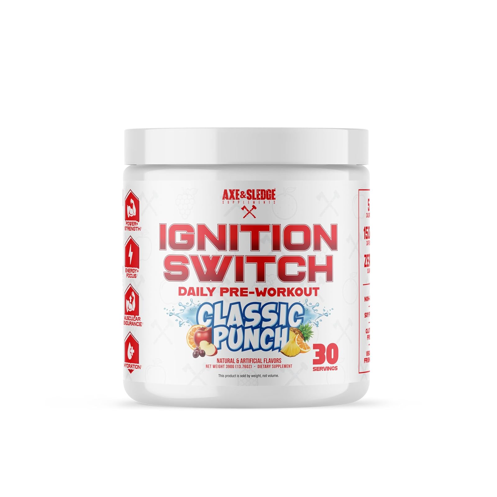 Axe & Sledge pre-workout energy boost