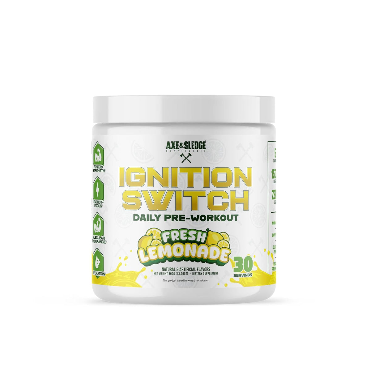 Axe & Sledge pre-workout energy boost