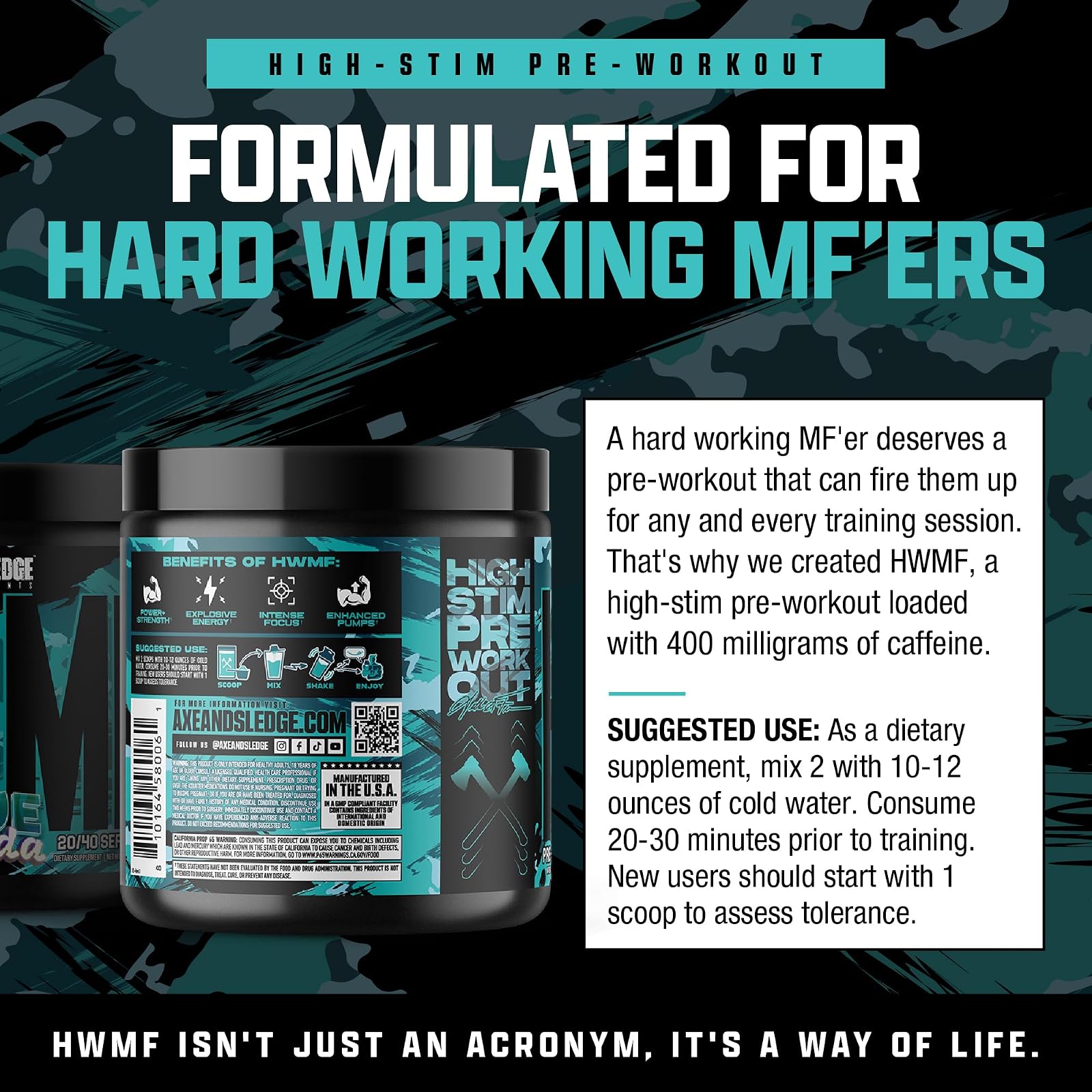 Axe & Sledge pre-workout performance