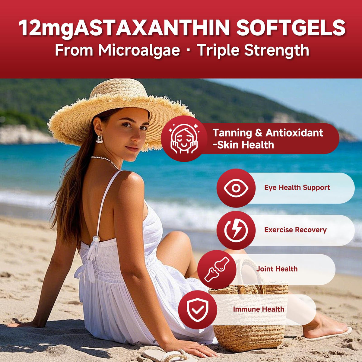 Axldrn Astaxanthin for skin vitality