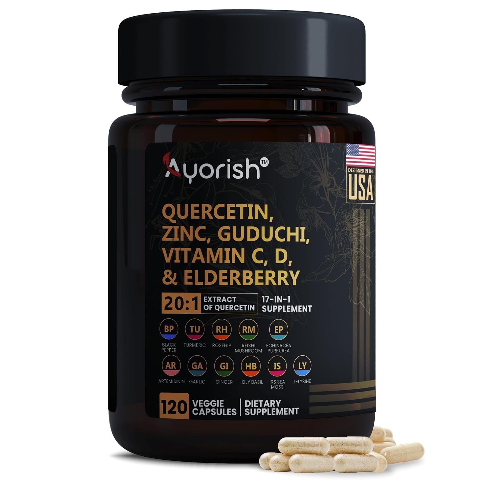 Ayorish Quercetin Zinc capsules