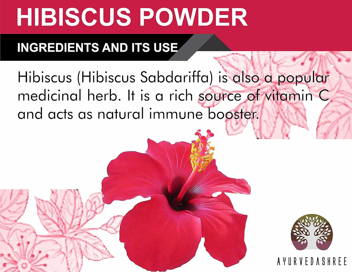 AYURVEDASHREE hibiscus powder for relaxation