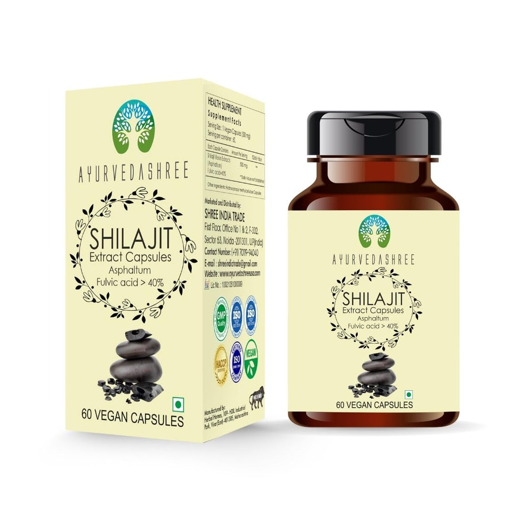 AYURVEDASHREE Shilajit extract capsules