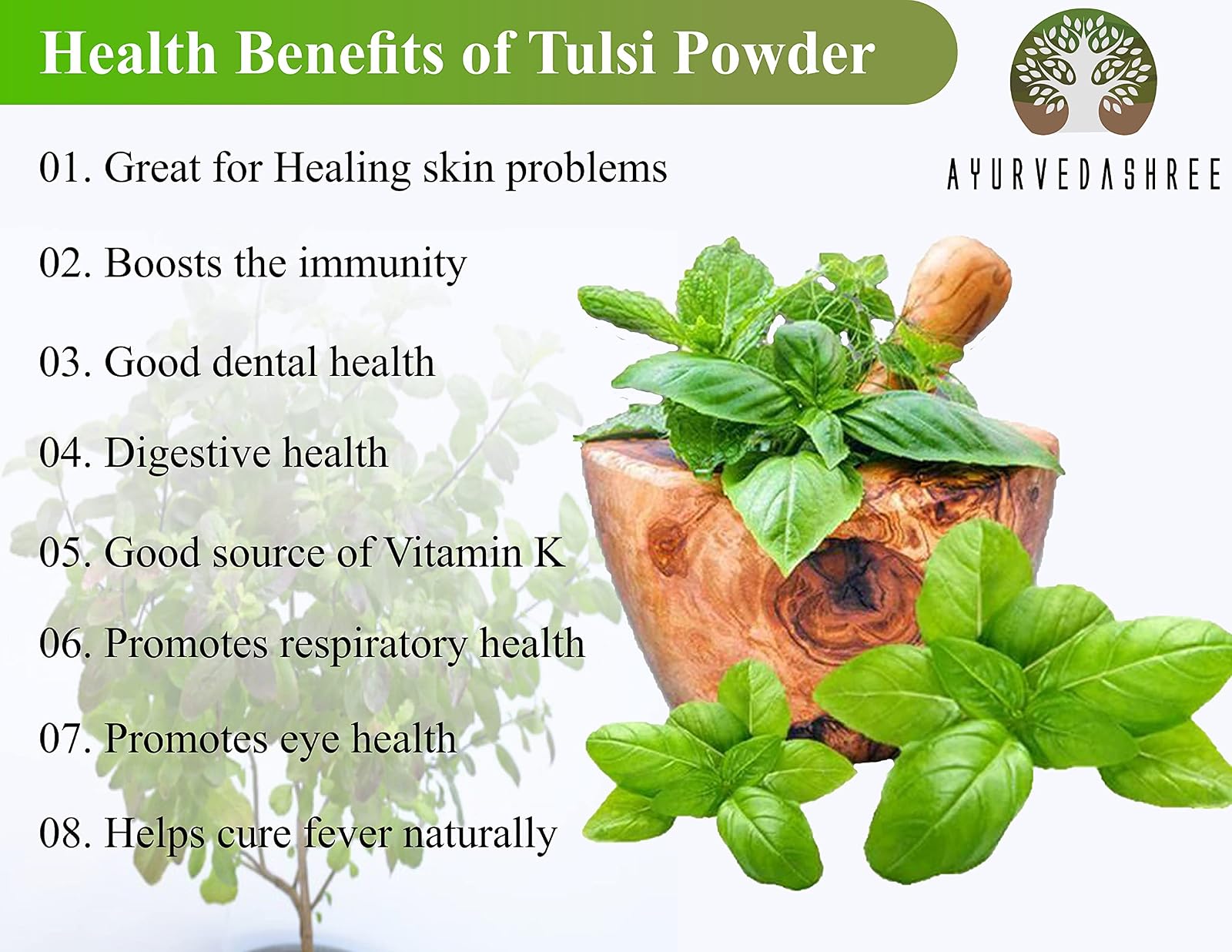 AYURVEDASHREE Tulsi for daily health