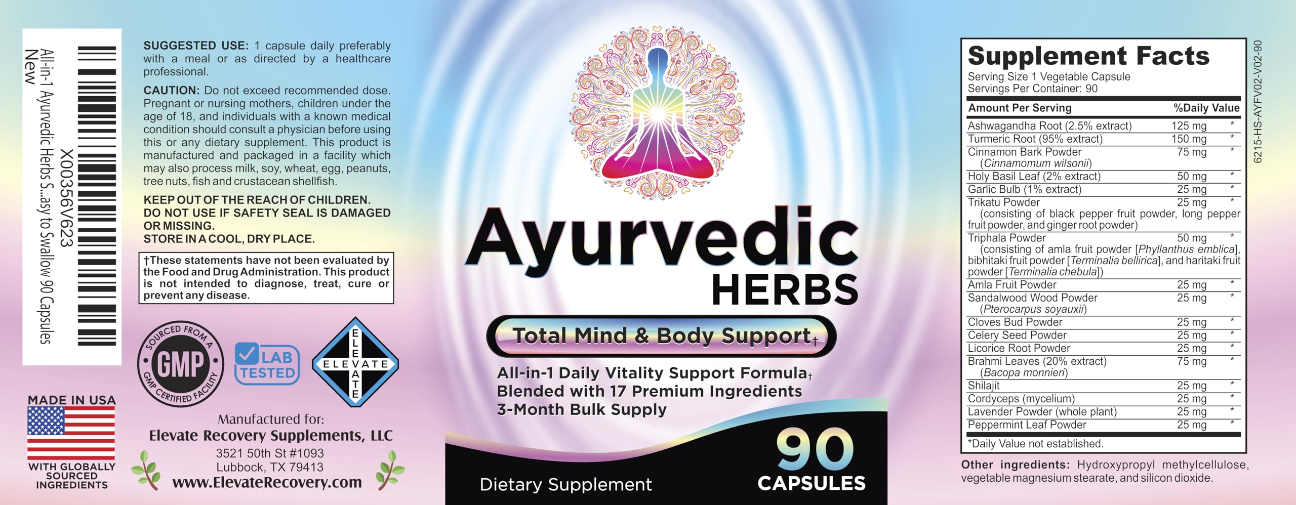 Ayurvedic blend for balanced nutrition