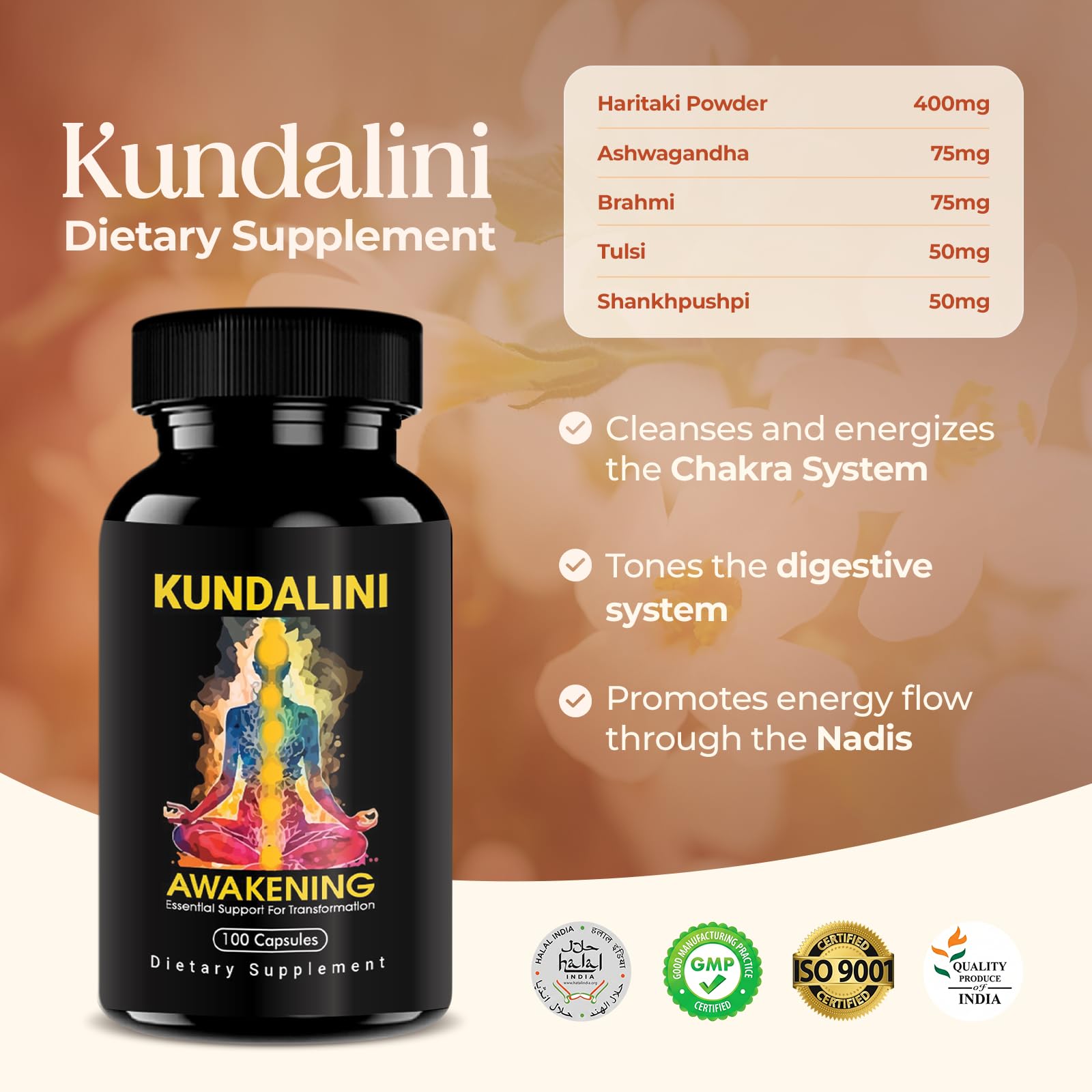 Ayurvedic blend for stress relief