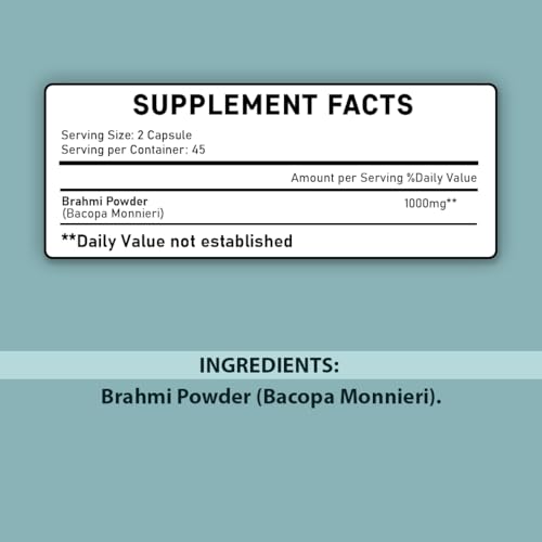 Ayurvedic Brahmi for mental clarity