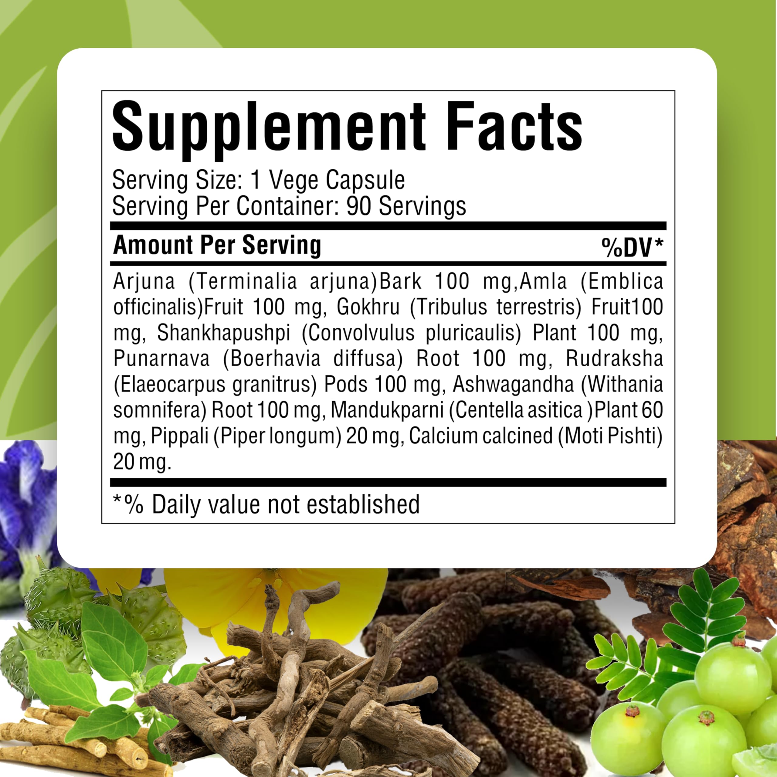 Ayurvedic formula for cardiovascular health