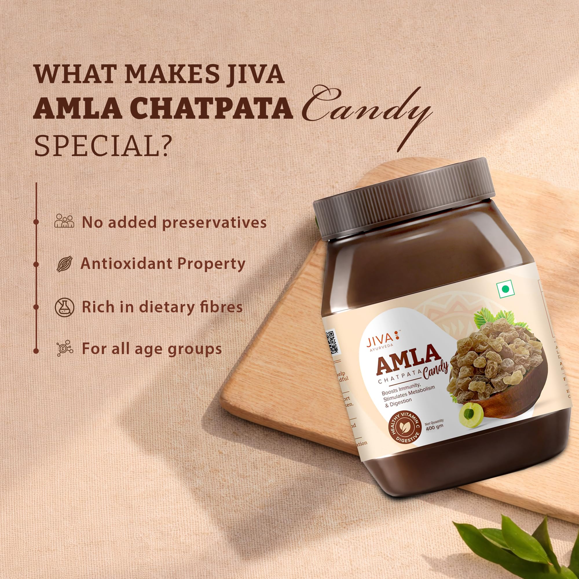 Ayurvedic hard candy for energy